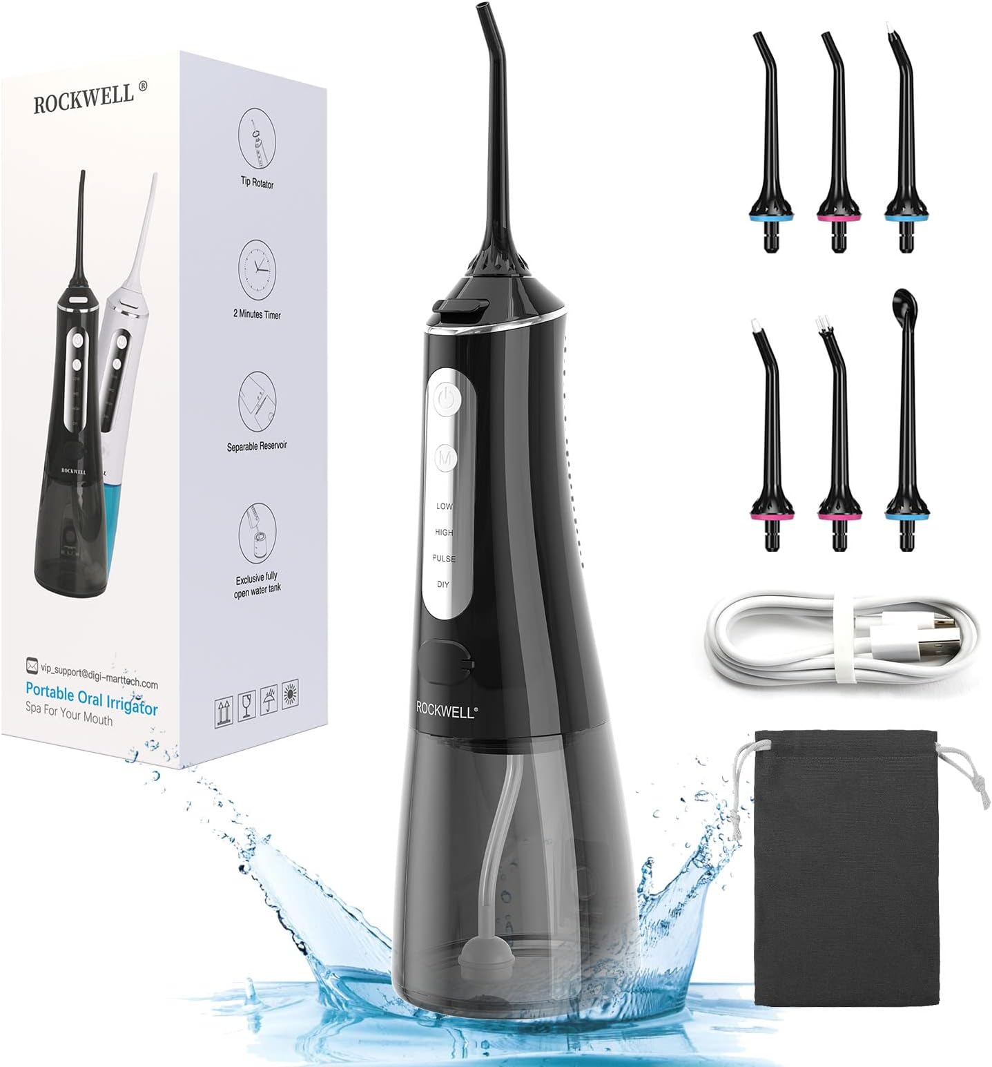 Amazon.com: Puur Smile Professional Water Flosser - Advanced Dental ...