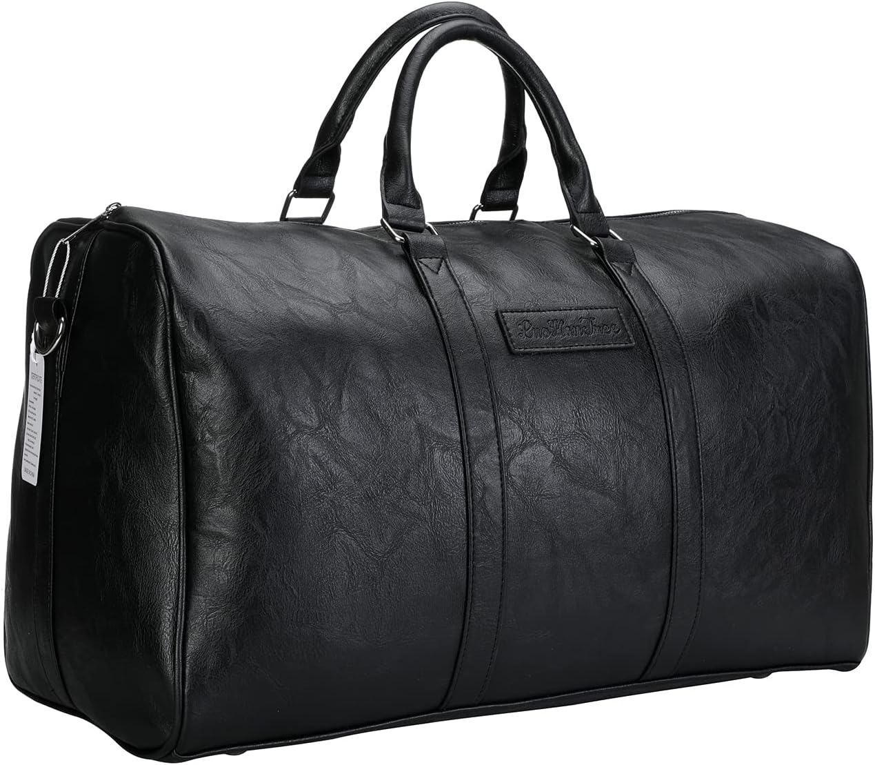 LuoHanTree Weekend/Overnight Duffel Bags, Large Leather Travel Bags ...
