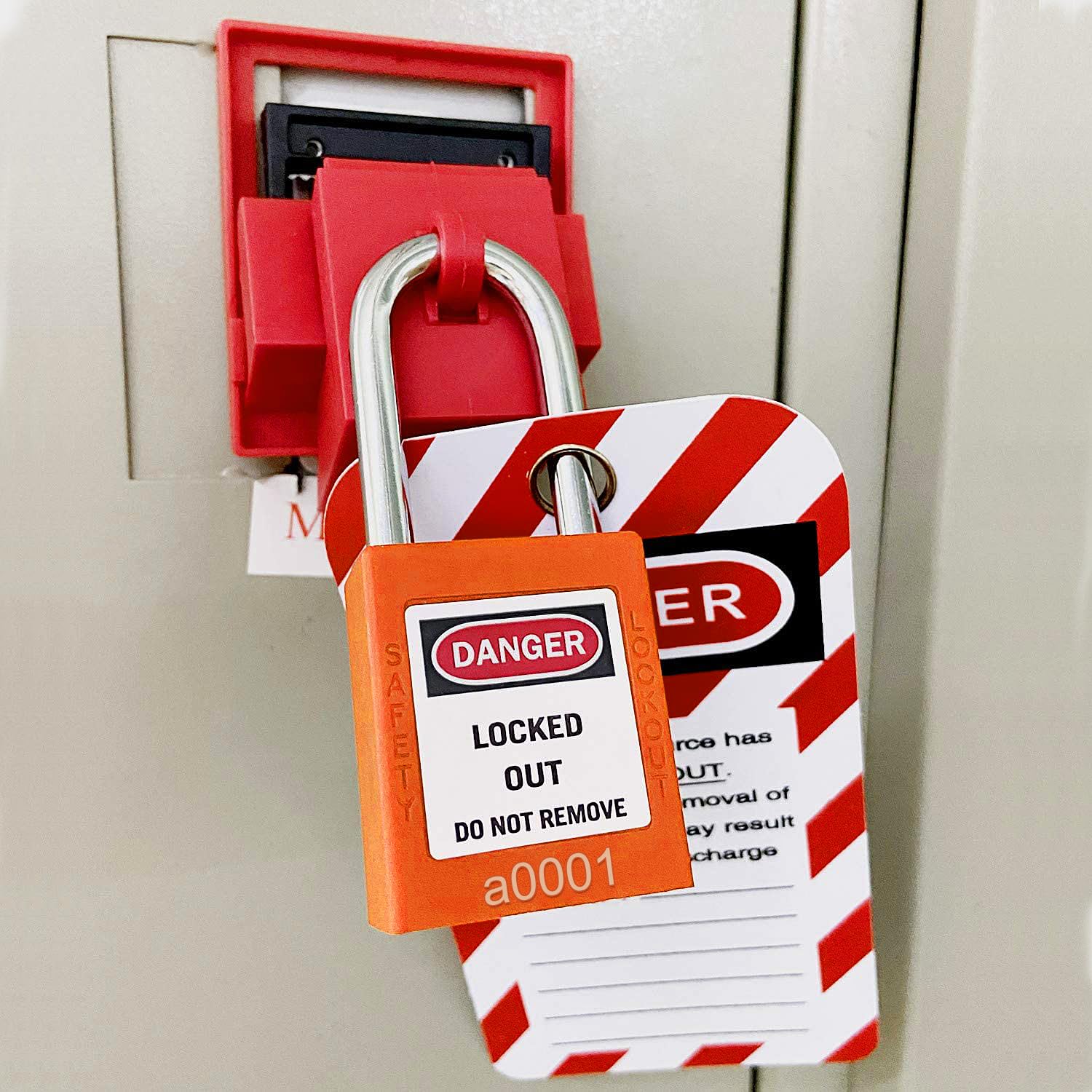 Snapklik.com : Lockout Tagout Lock - 5 Loto Safety Padlocks For Lock ...