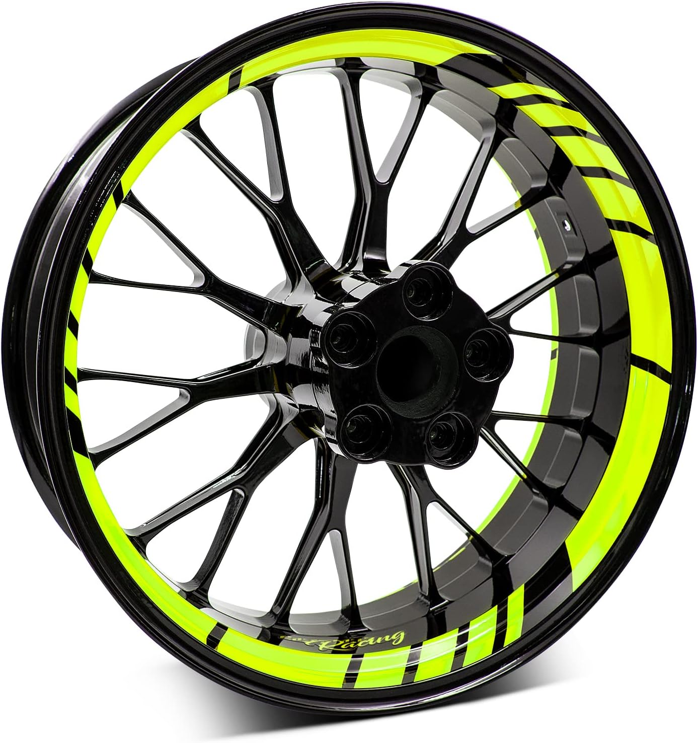 18-Piece Set of Wheel Rim Stickers for Motorcycle Car Rims Design ...