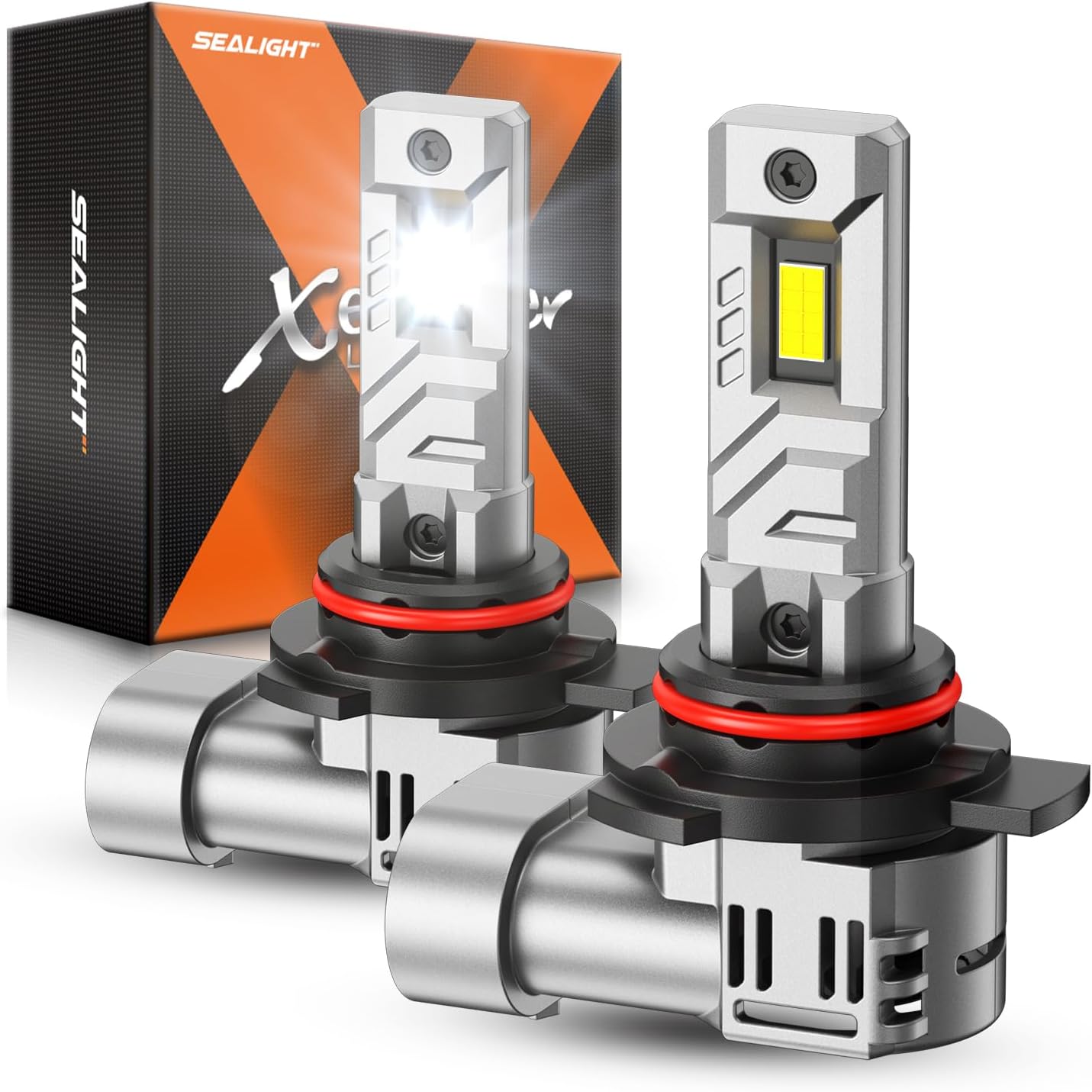 SEALIGHT 9012 HIR2 LED Headlight Bulbs, 30000LM Super Brightness 9012 ...