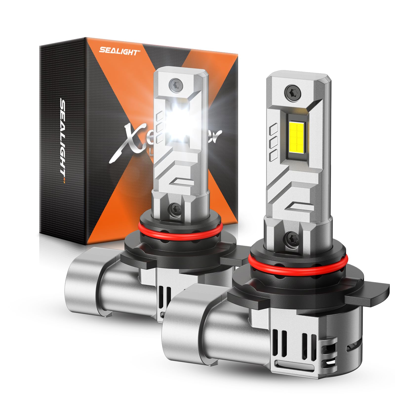 SEALIGHT X1S 9012 HIR2 LED Headlight Bulbs, 24000LM Super Brightness ...