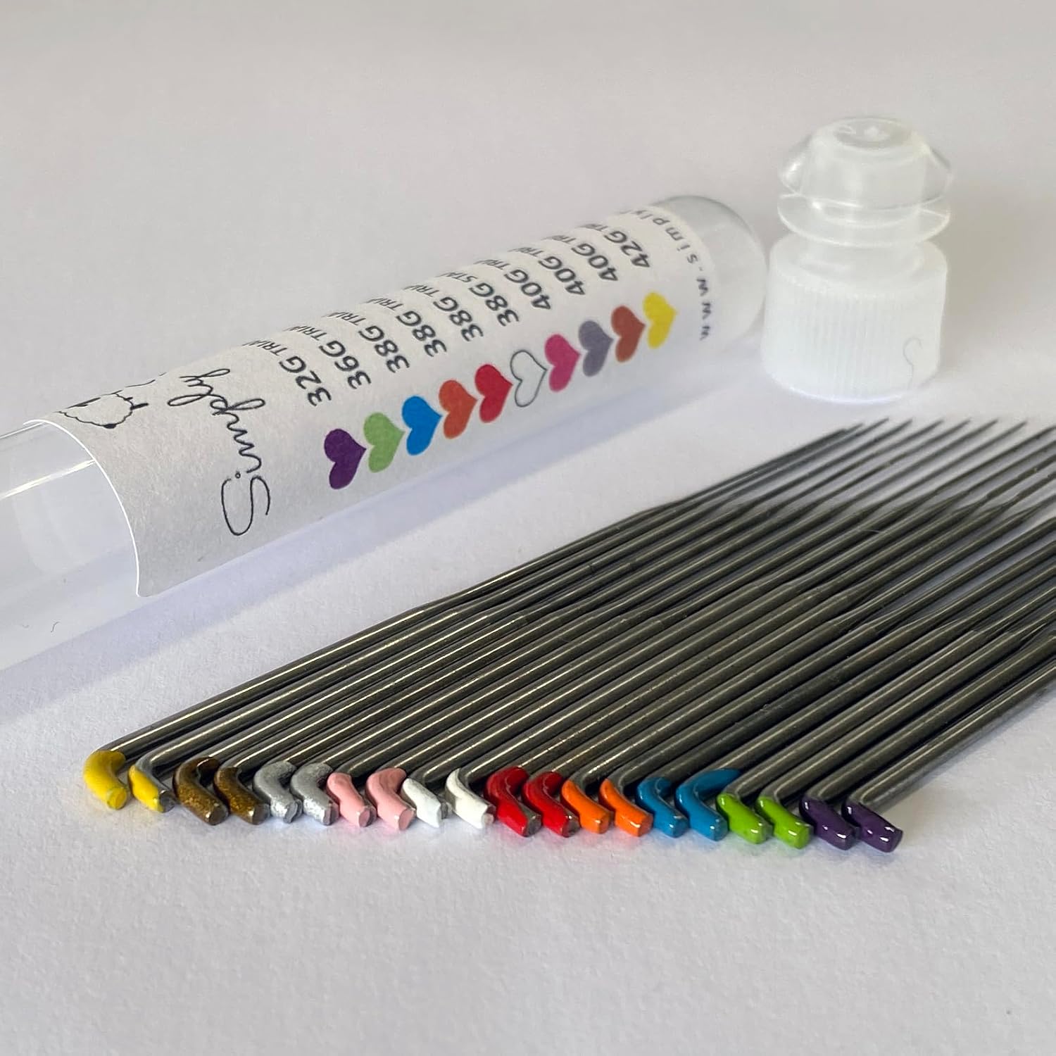 Felting Needles Set of 20 Mixed Gauge 32g 36g 38g 40g 42g Triangular ...