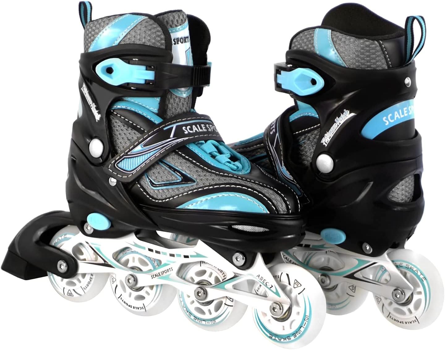 Amazon.com : Kids Adjustable Inline Skates for Girls and Boys Durable ...