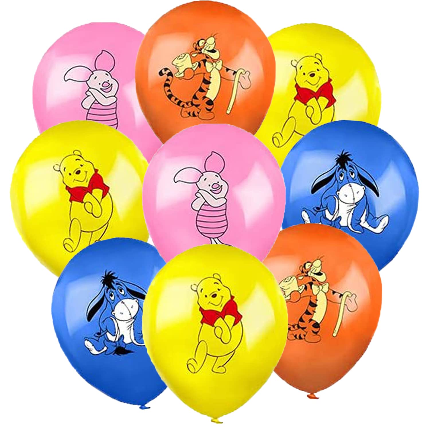 Buy 24pcs 12" Winnie the Pooh Balloons, Winnie the Pooh Birthday ...
