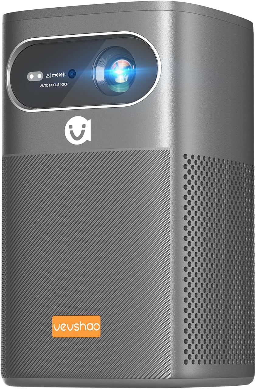 VEVSHAO V30 4K 1080p 3D Full HD Mini Portátil Projetor, Foco Automático ...