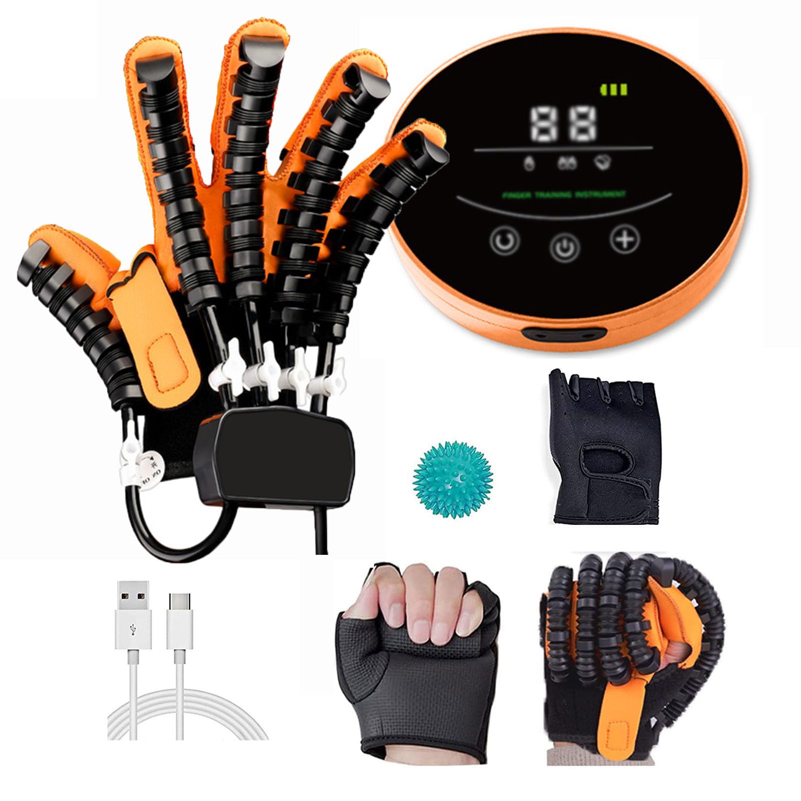 Amazon.com: Aniwini Strengthen Stroke Hemiplegia Hand Splint ...