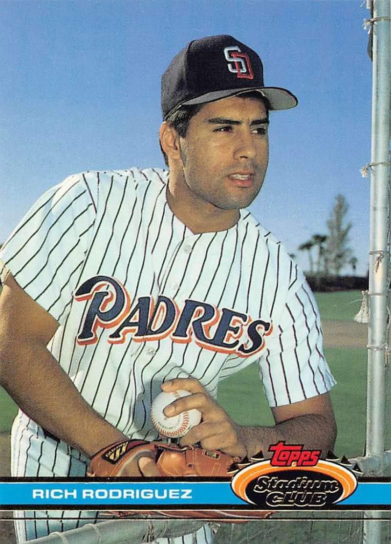 Amazon.com: Baseball MLB 1991 Stadium Club #565 Rich Rodriguez #565 NM ...