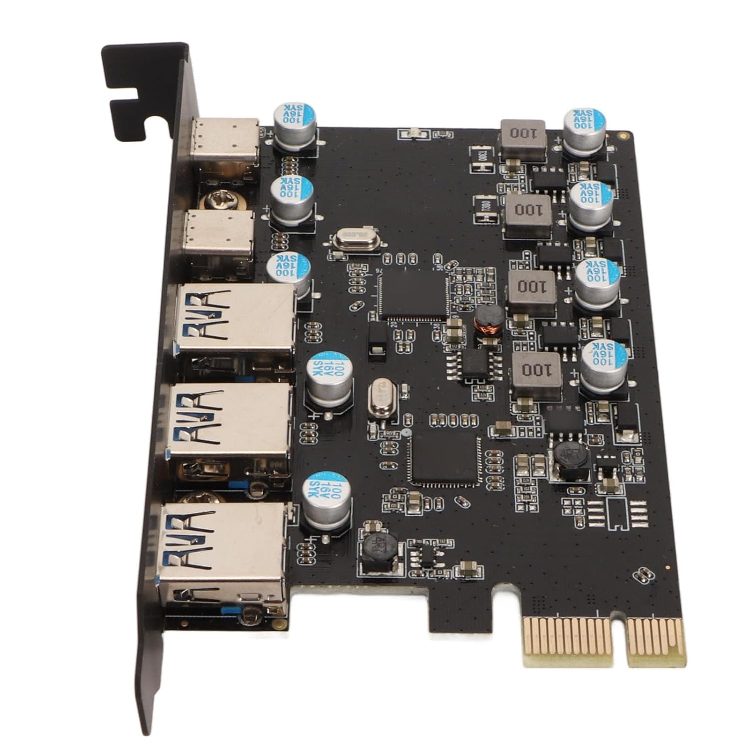 PCI Express Adapter Card, 5Gbps USB3.1 High Speed PCI Express Network ...