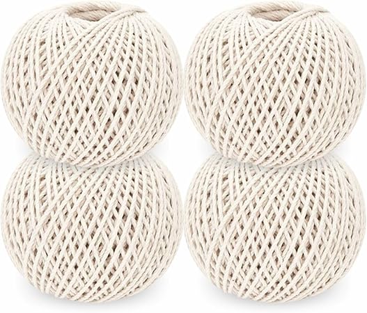 Cotton Twine Cooking String Macrame Cord - Culinary Thin Butchers Ball ...
