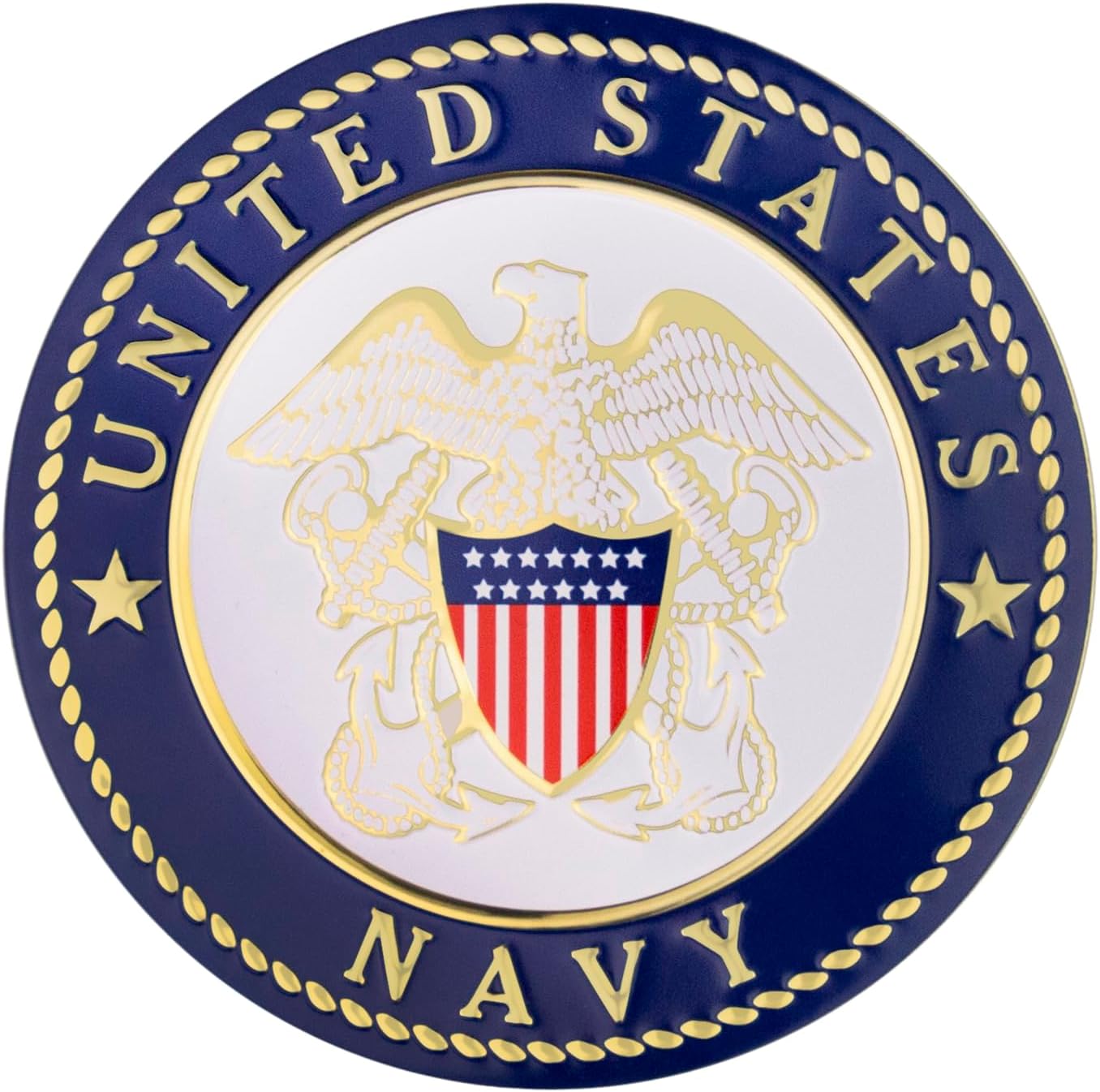 Amazon.com: SHOP AWARDS AND GIFTS 4 Inch Round Embossed United States ...