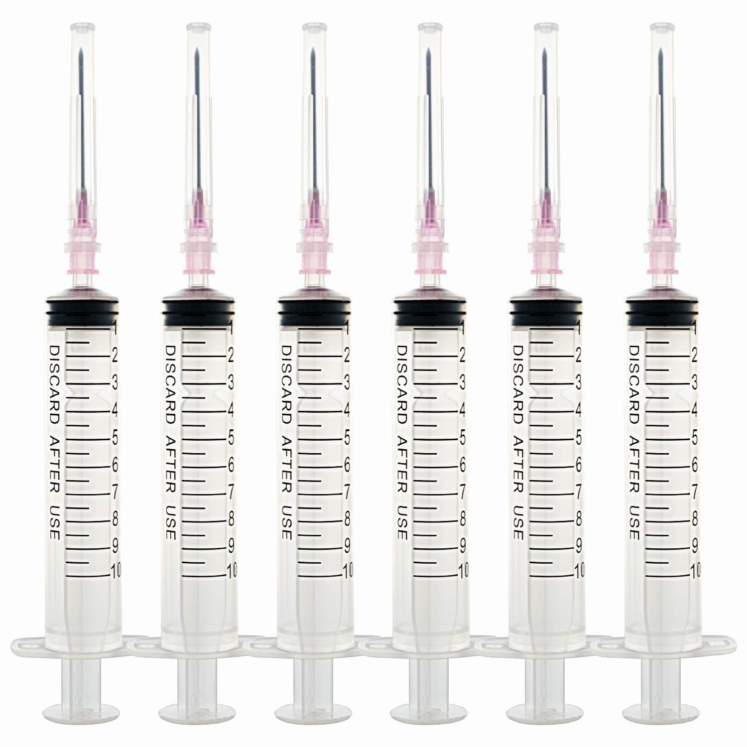 100 Pcs 10ml 10cc Veterinary Syringes With Needles Disposable Syringe ...