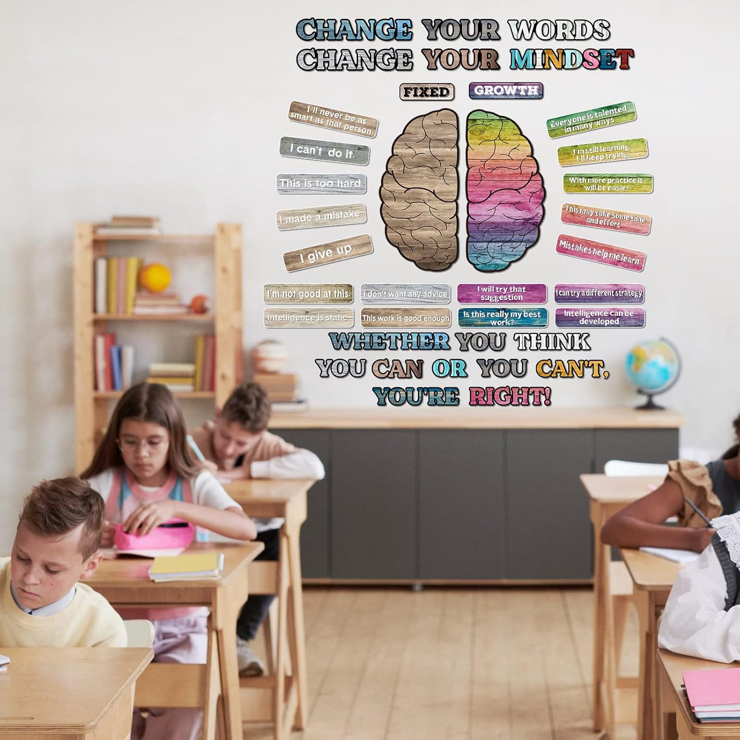 Pajean 38 Pcs Growth Mindset Posters Bulletin Board Philippines | Ubuy