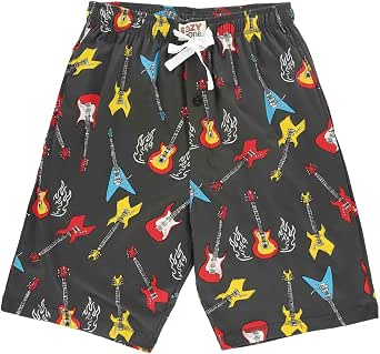 Lazy One Pajama Shorts for Men, Men's Pajama Bottoms, Sleepwear, Rocker ...