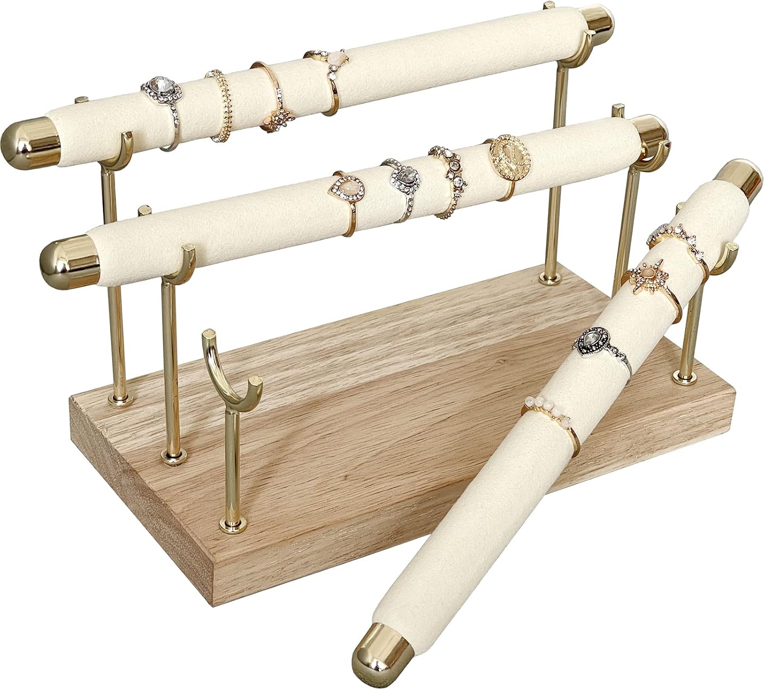 Amazon.com: Sikanglant Rings Display Holder Detachable Three Tier Rack ...