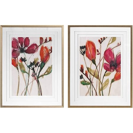 Amazon.com: Uttermost Feathered Beauty 4-Piece 38 1/4" High Framed Wall ...