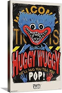 Amazon.com: Trends International Poppy Playtime - Huggy Wuggy Canvas ...