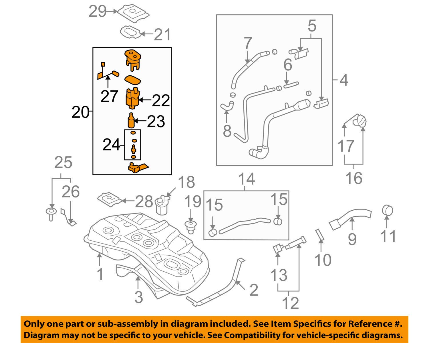 Genuine Hyundai 31110-3M100 Complete Fuel Pump : Amazon.in: Car & Motorbike