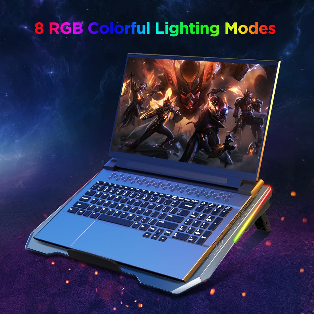 Snapklik.com : LIANGSTAR Laptop Cooling Pad, Aluminum-Alloy Gaming ...