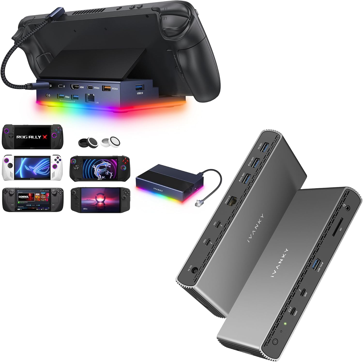 Amazon.com: iVANKY Intel Certified Thunderbolt 5 Dock, FusionDock Pro 3 ...