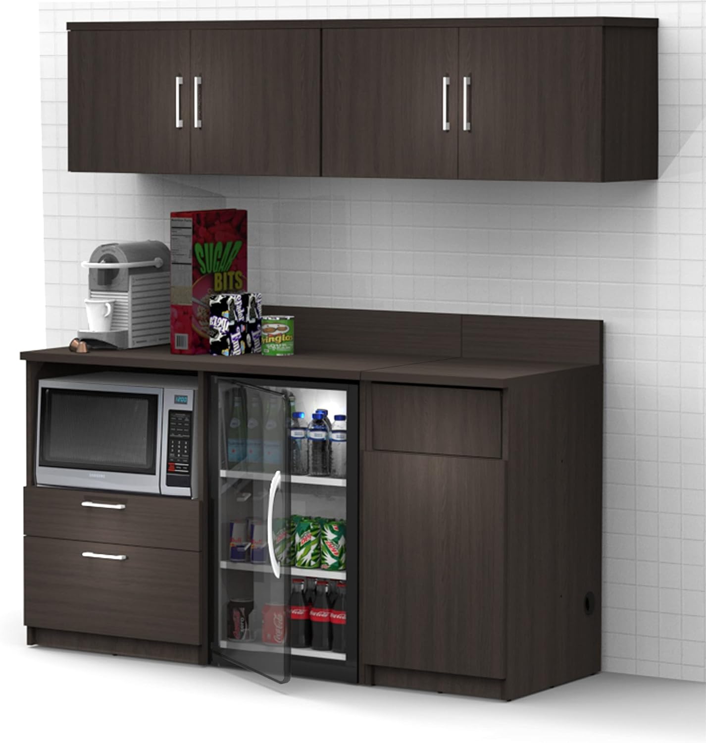 Amazon.com - BREAKtime Buffet Sideboard Kitchen Break Room Lunch Coffee ...