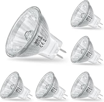 MR11 Light Bulbs, 12V 35W Halogen Light Bulbs 2 Pin, FTD Spotlight Bulb ...
