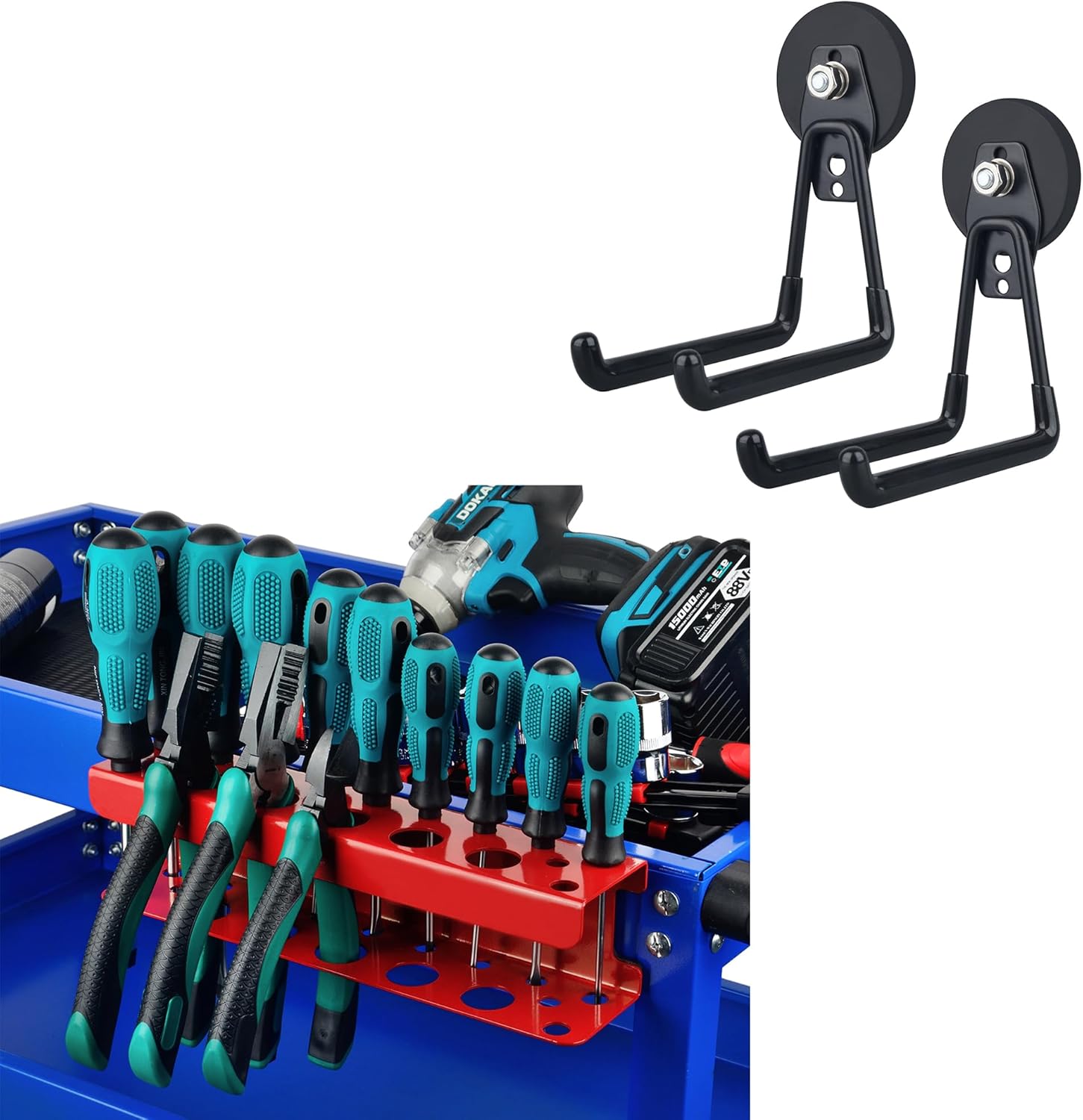 Amazon.com: ULIBERMAGNET Magnetic Screwdriver Holder,Heavy Duty Pliers ...