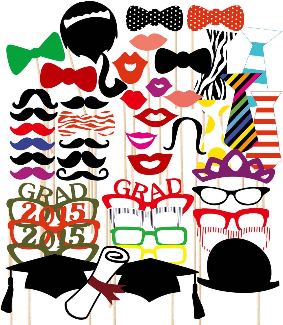 Amazon.com: (46Pcs/lot)graduation props student teacher funny ...