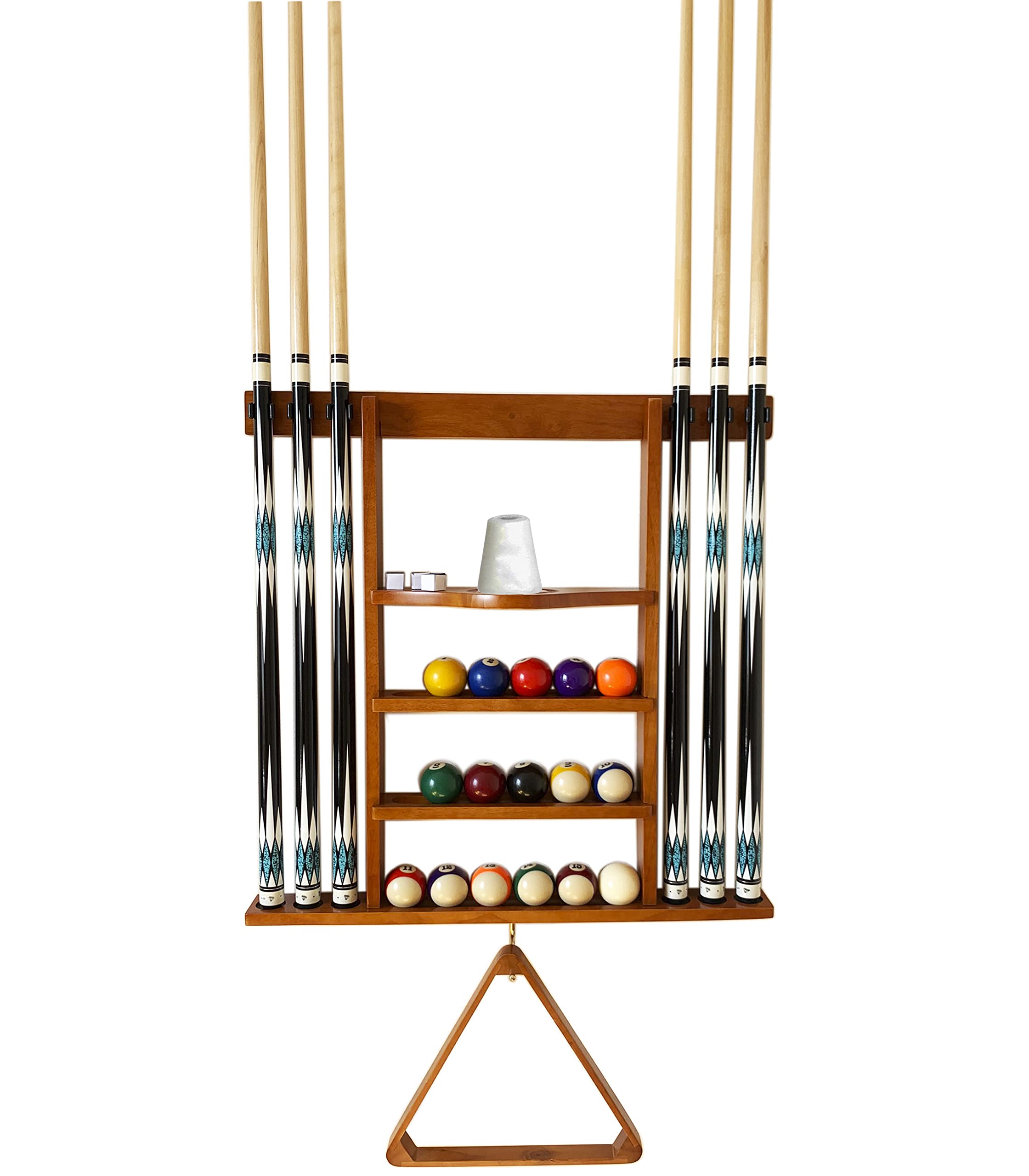 Snapklik.com : Pool Cue Stick Holder Wall Mount, Pool Cue Holder ...