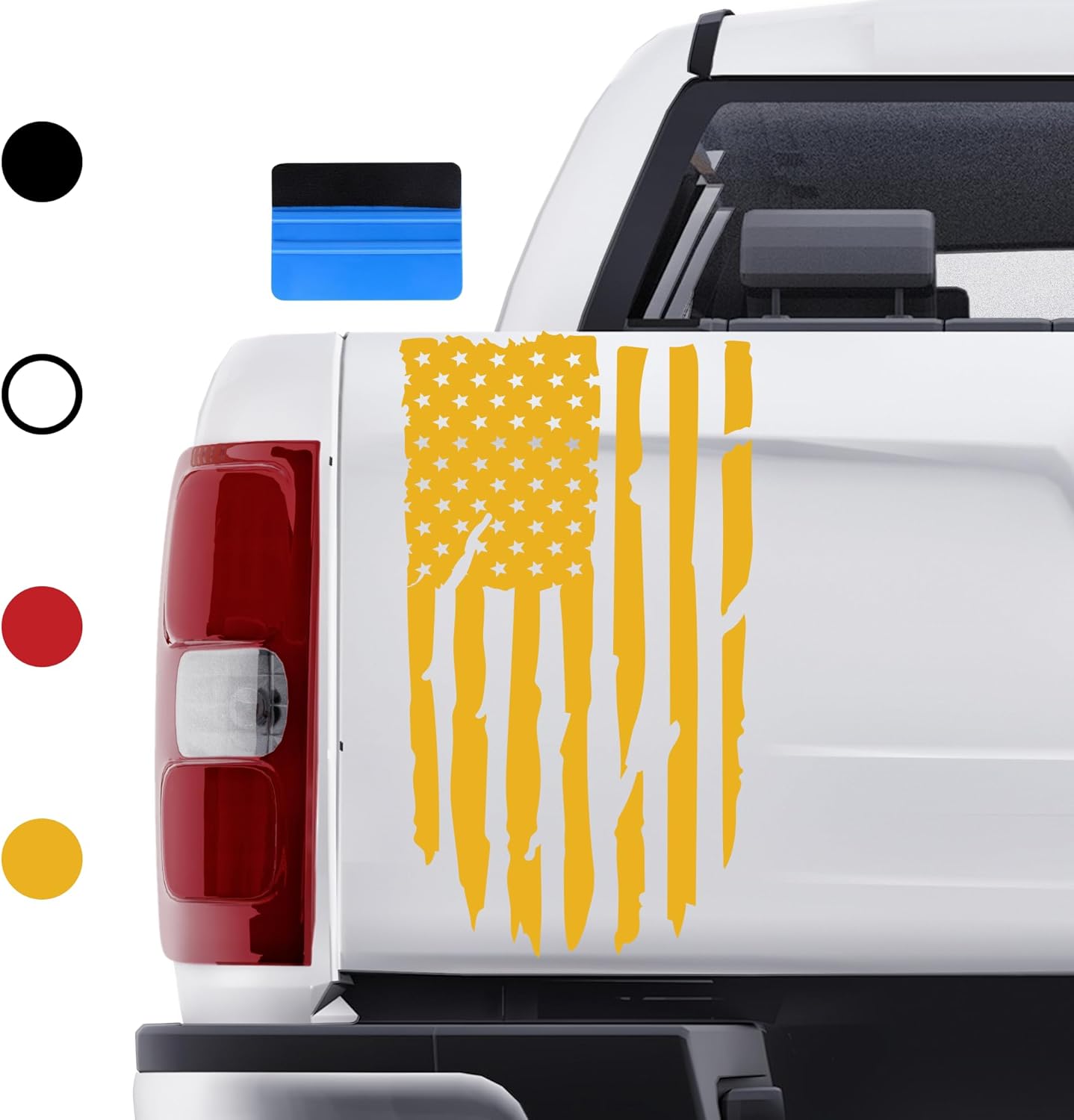 Amazon.com - Cloak Motorsports | Distressed American Flag Decals for ...