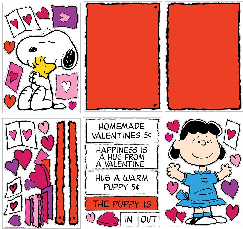 Snapklik.com : Eureka Teacher Supplies Snoopy Peanuts Valentine ...
