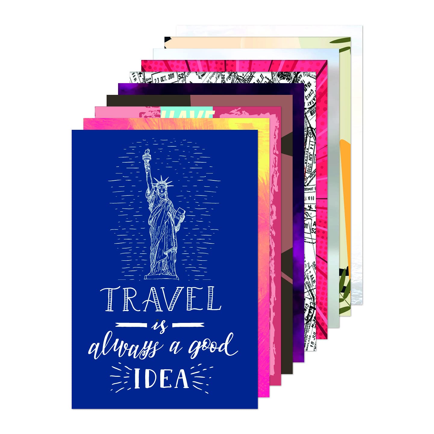 PRINTELLIGENT Quote and motivational poster set of 10 size (45 cm x 30 ...