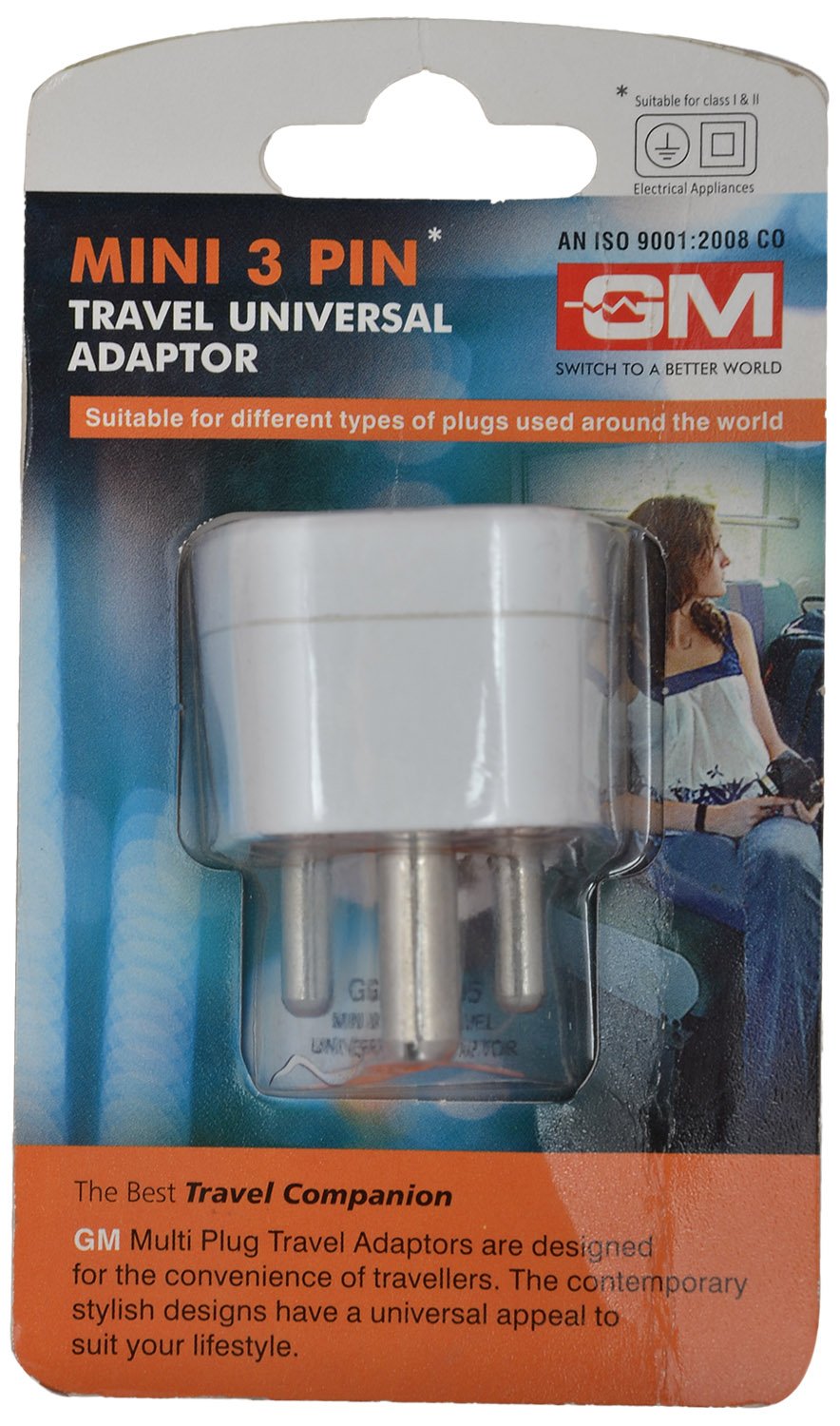 GM Mini 3-Pin Travel Adaptor : Amazon.in: Fashion