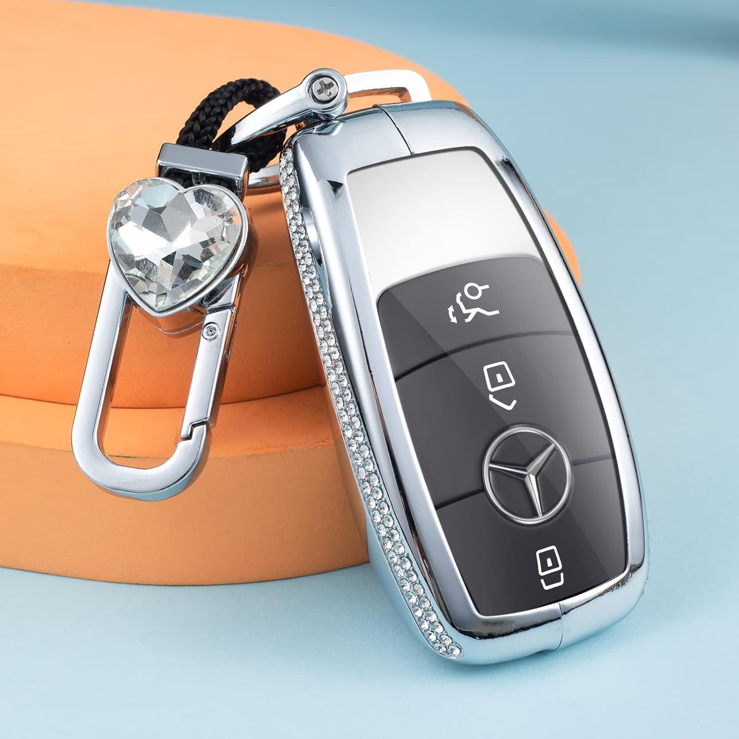 Amazon.com: Bigmanka Key Cover case Replacement for Mercedes-Benz A220 ...