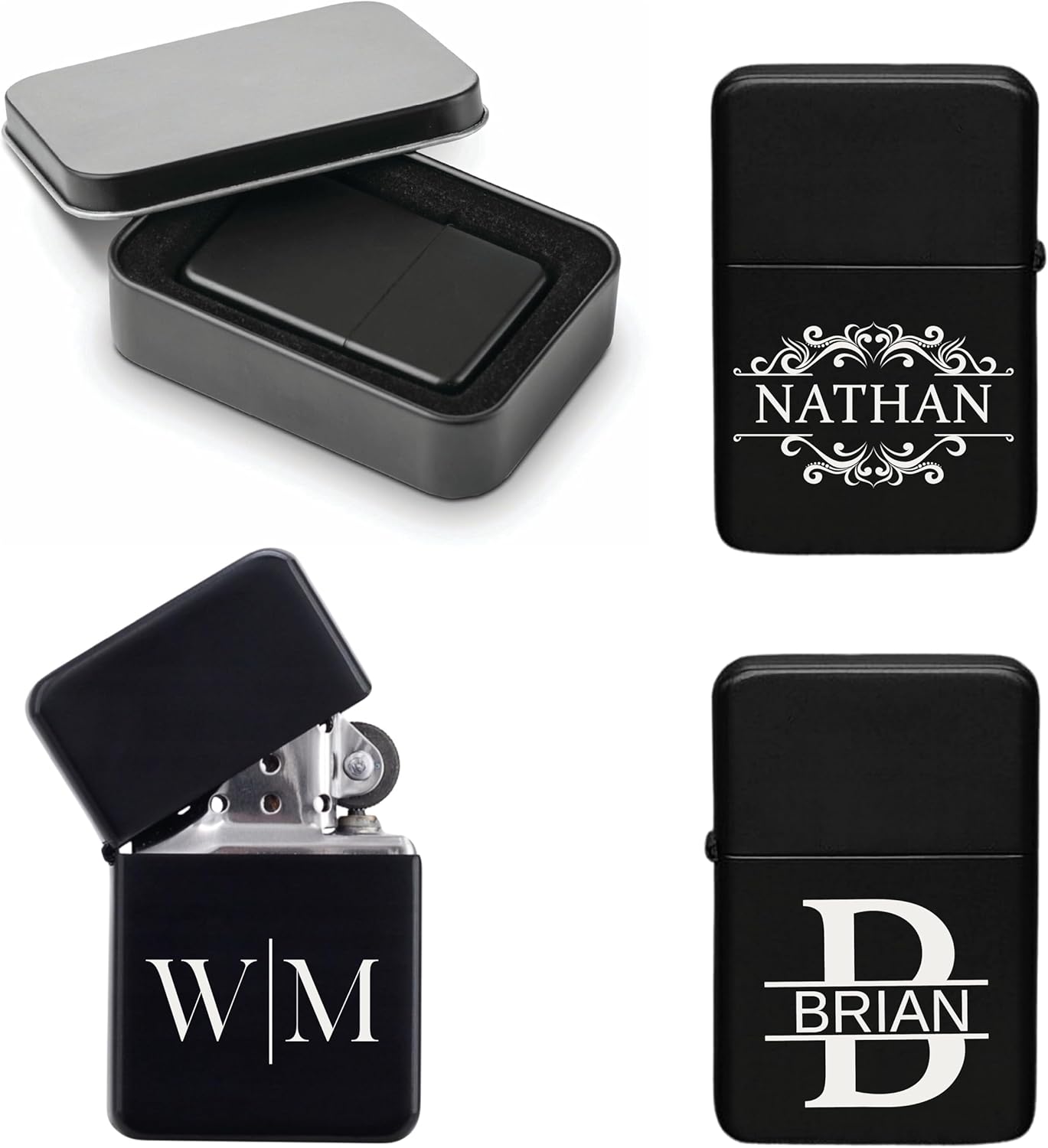 Amazon.com: Ships Next Day, Custom Personalized Lighter with Case ...