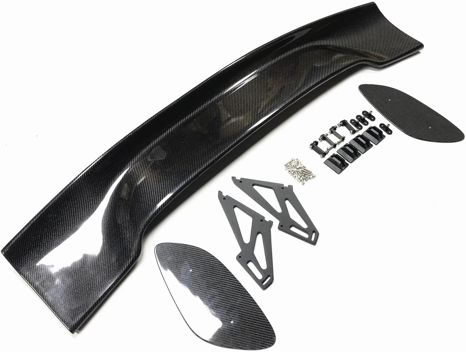 Car Rear Spoilers Universal 57" Auto 3D 3DI GT JDM Rear Spoiler Wing ...