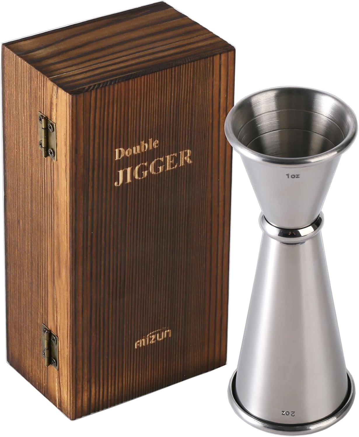Amazon.com: Aiizun Jigger for Spirit Measuring, 1oz 2oz Stainless Steel ...