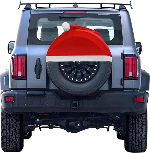 Amazon.com: Amfor Christmas Spare Tire Hat - Santa Claus Hat Wheel ...