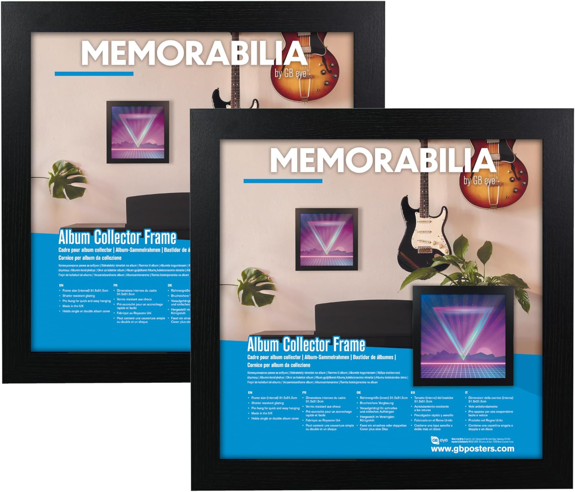 Amazon.com - GB eye Vinyl Record Frame, Music Record to Display Vinyl ...