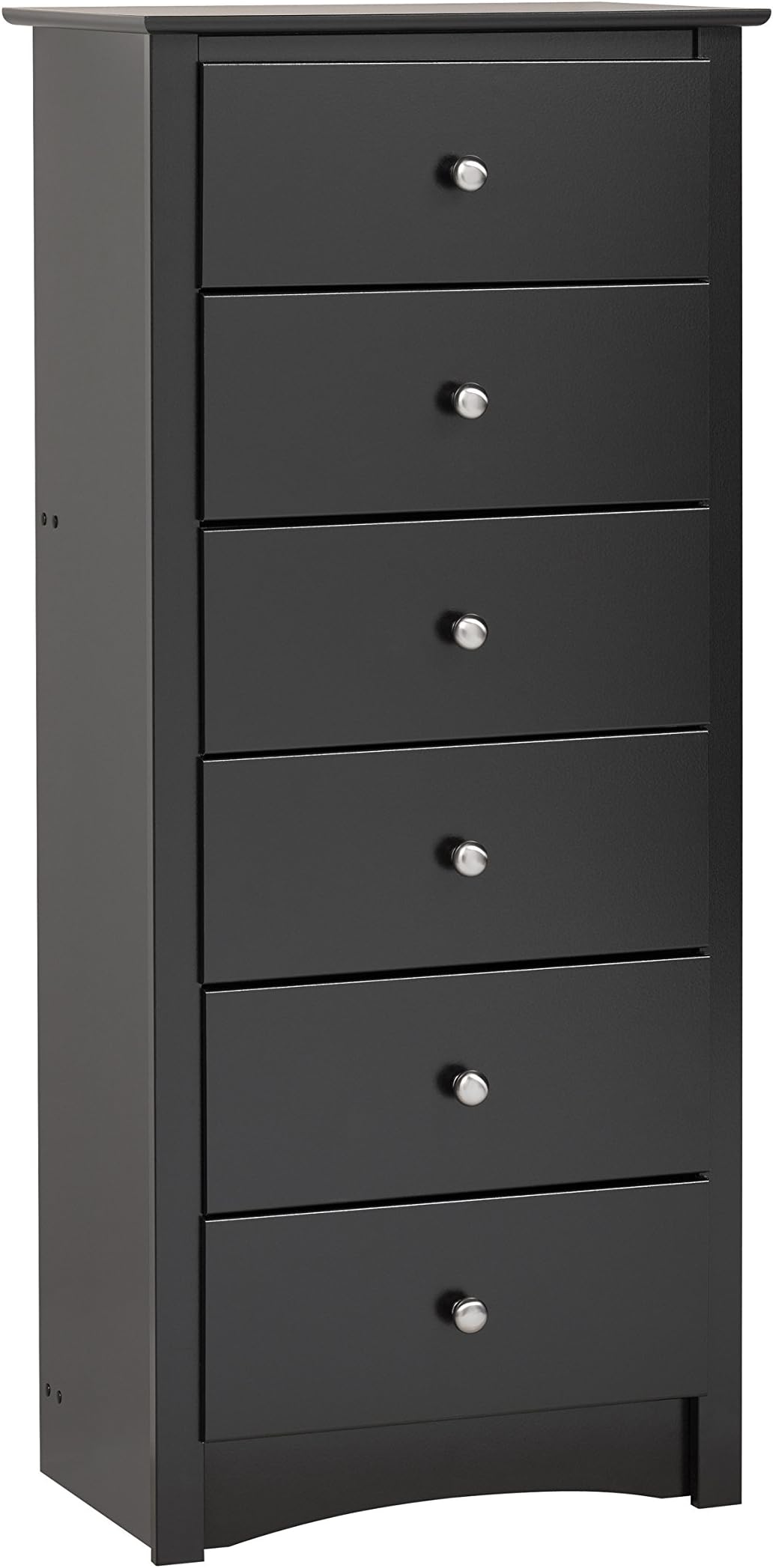 Prepac Prepac Commode haute blanche Astrid : 40,6 x 50,8 x 132,1 cm (l ...