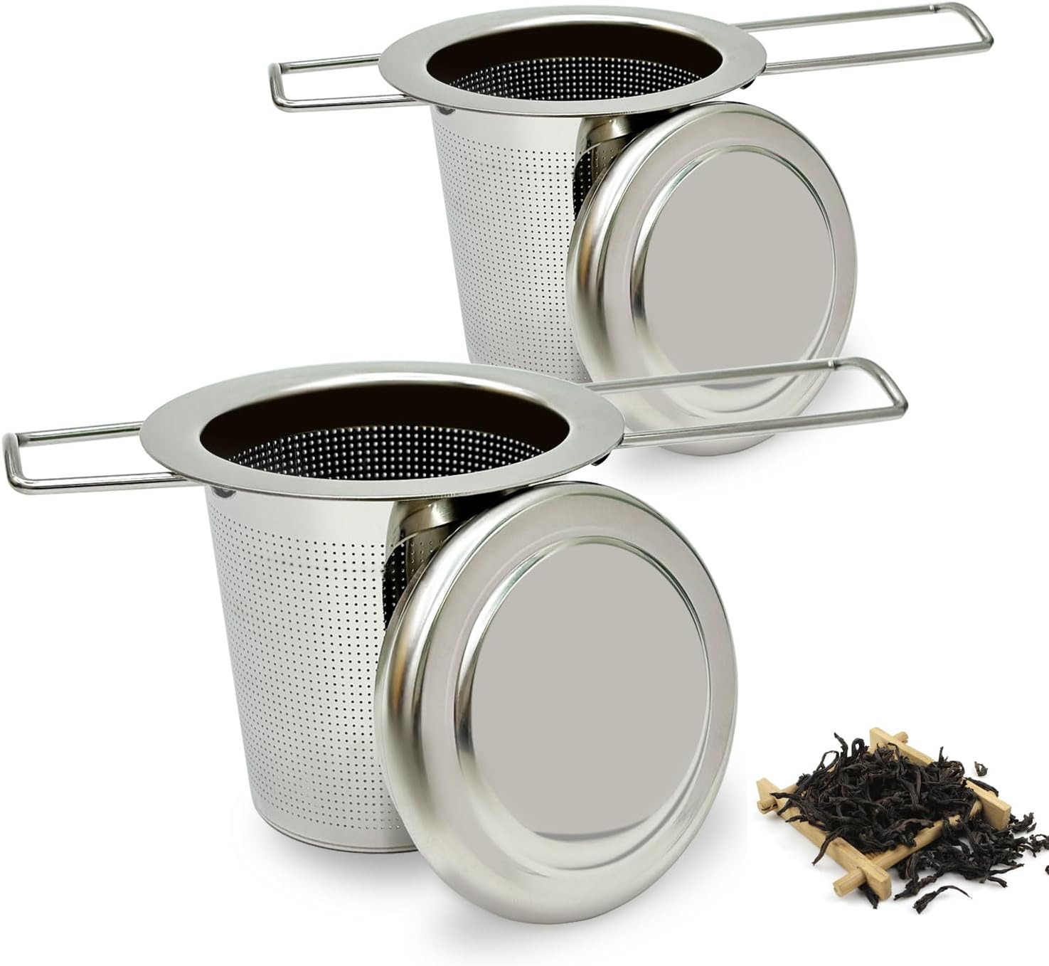 Amazon.com: 2pack Tea Filter,Tea Strainer, Stainless Steel Tea Infuser ...