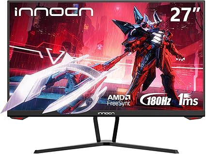 Amazon.com: INNOCN 27 Inch 1920 x 1080p 180Hz IPS Computer Gaming ...