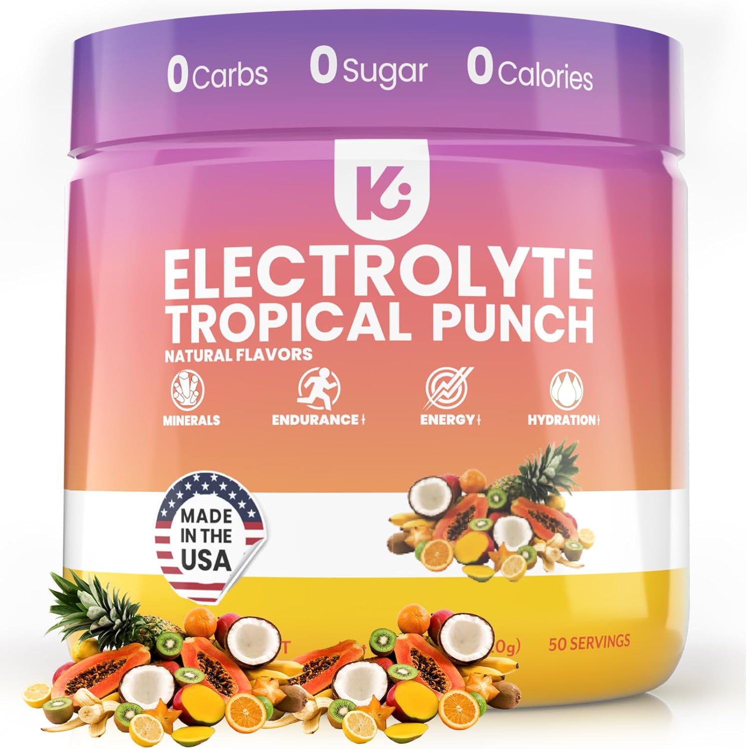 Amazon.com: Keppi Keto Electrolytes Powder No Sugar | 0g Carbs | Made ...