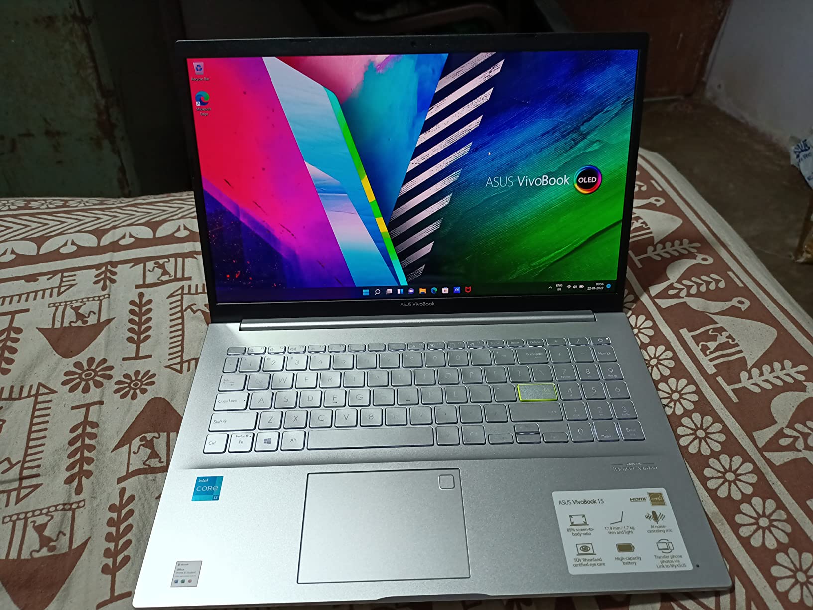 ASUS VivoBook K15 OLED (2021), 15.6" (39.62 cms) FHD OLED, Intel Core ...