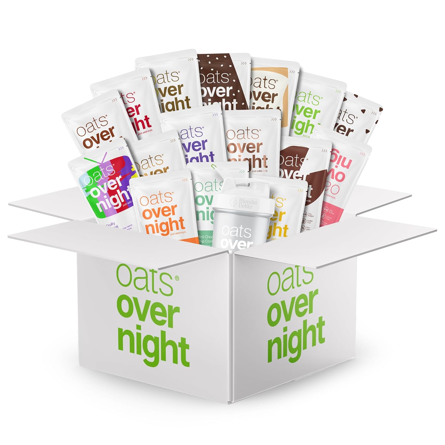 Amazon.com: Oats Overnight - Ultimate Variety Pack High Protein, High ...