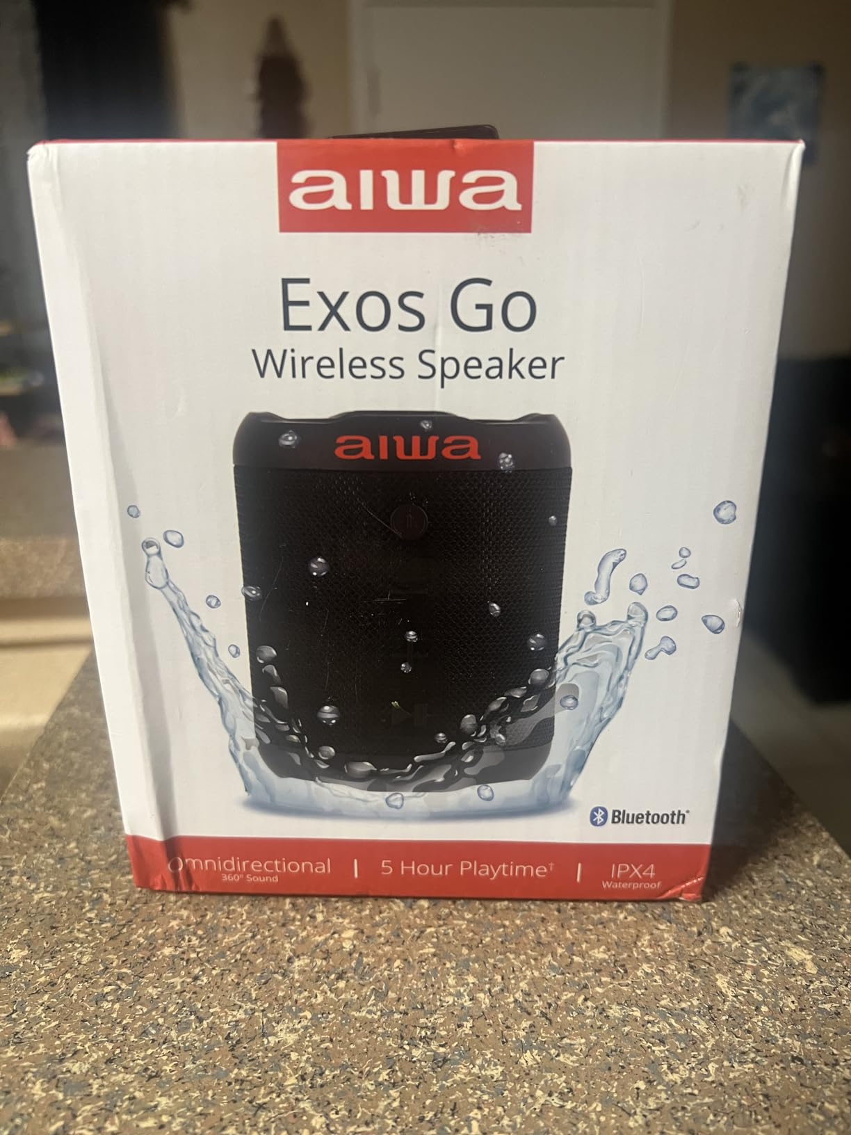 Amazon.com: AIWA Exos Go Wireless Waterproof Bluetooth Speaker with 6 ...