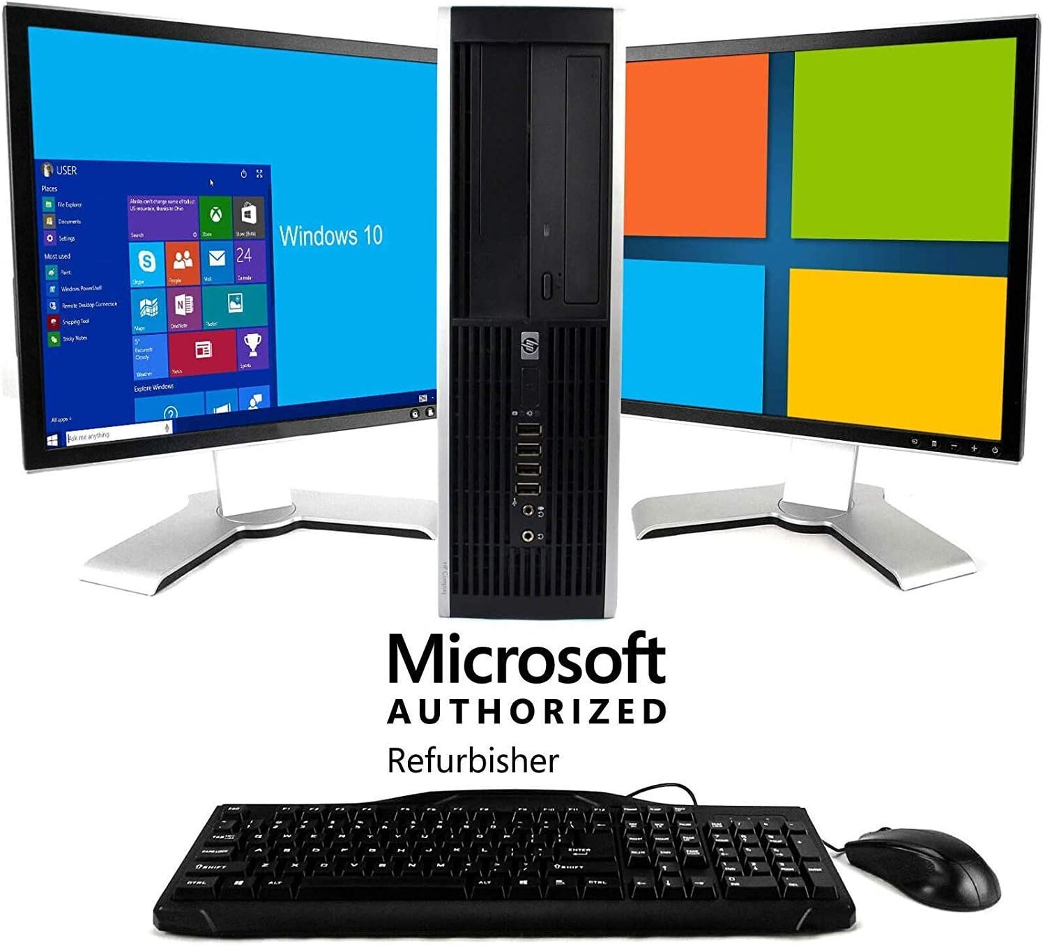 Amazon.com: HP Elite Desktop Computer Tower PC Intel Ci5-2400, 8GB Ram ...