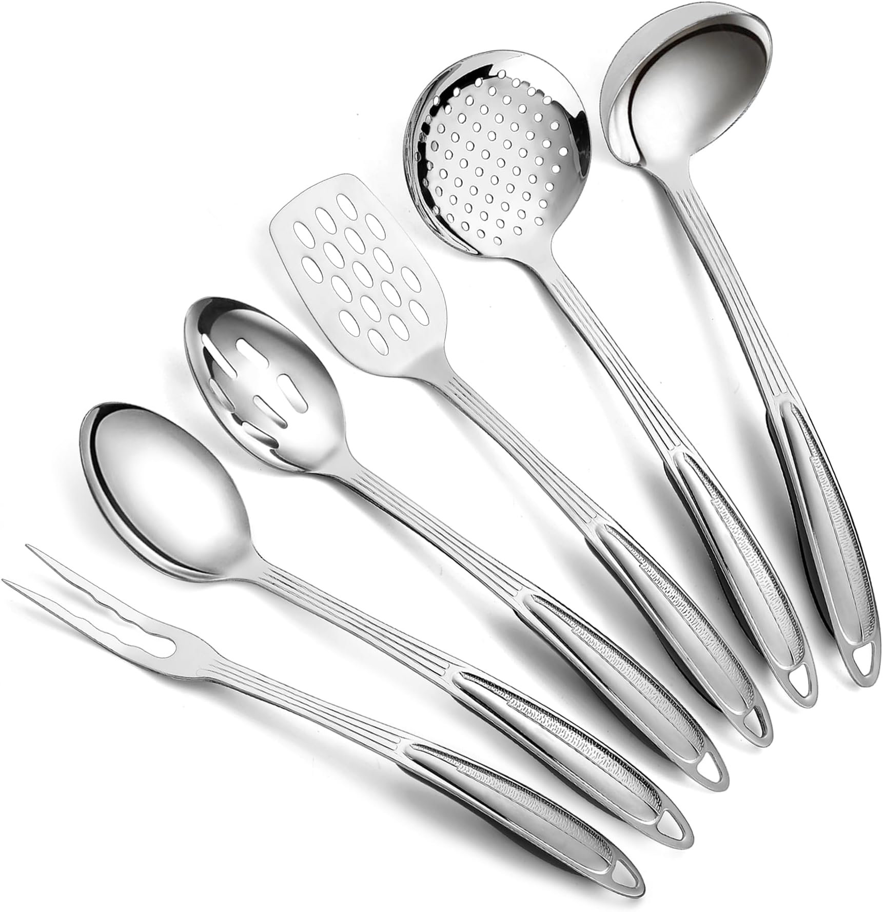 Amazon.com: 9-Piece Stainless Steel Kitchen Utensil Set – Heat ...
