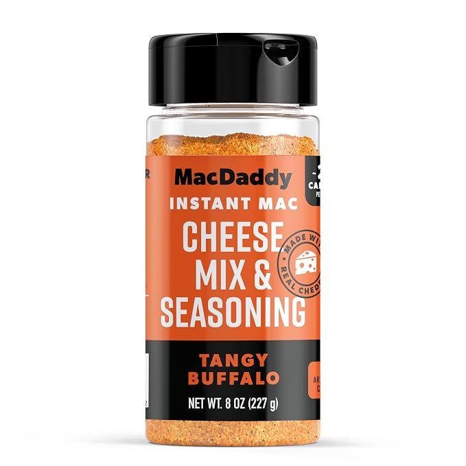 Amazon.com : MacDaddy - Tangy Buffalo Macaroni and Cheese Powder ...