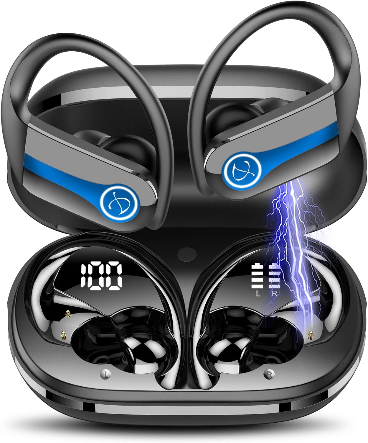 Ecouteurs Bluetooth Sans Fil Sport Oreillette Bluetooth Mono Eppfun ...